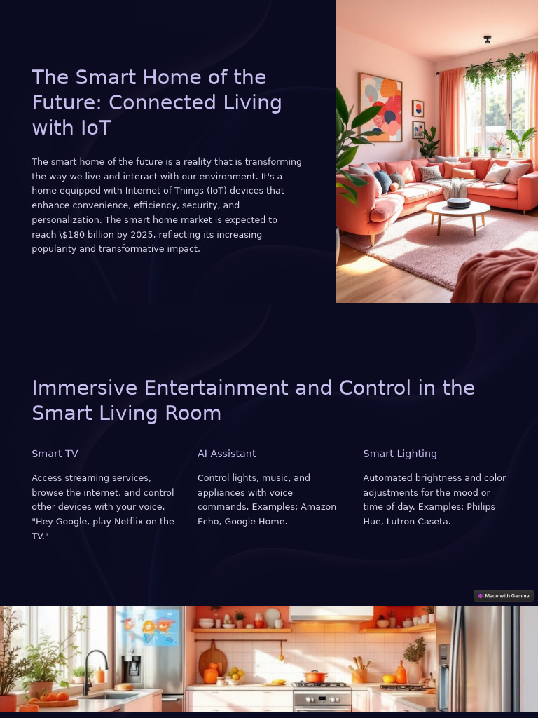 Future of Smart Home Living | PDF | Internet Of Things | Home Automation
