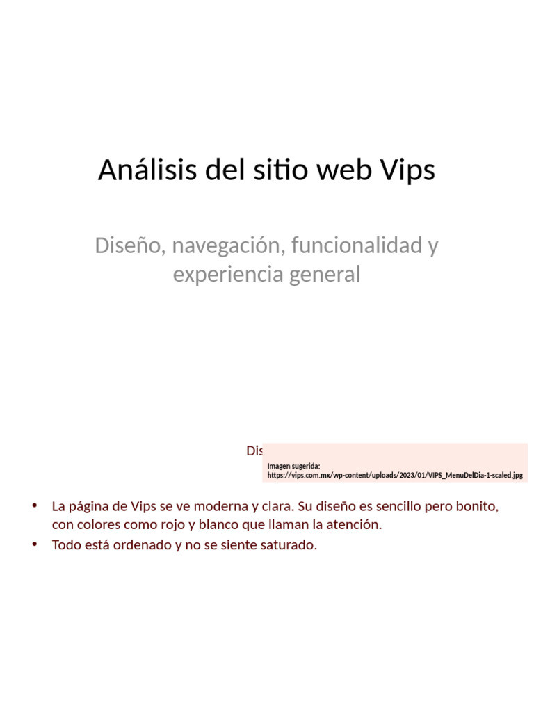 Analisis Vips Presentacion Final | PDF