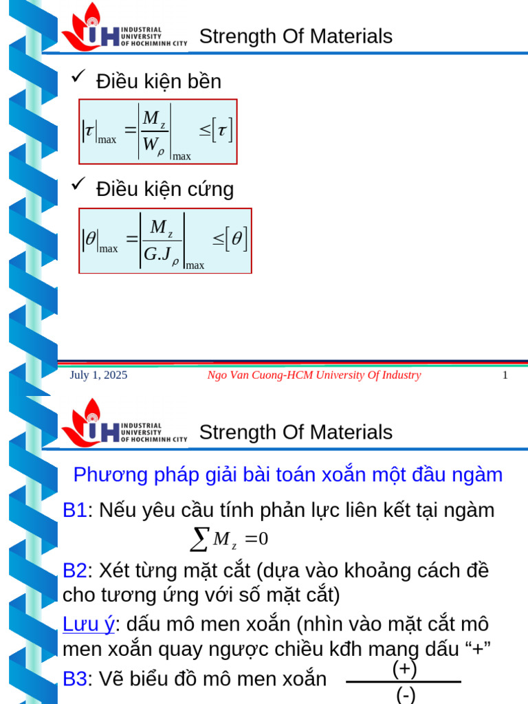 Chapter 5 Torsion BaiTap 2025 | PDF