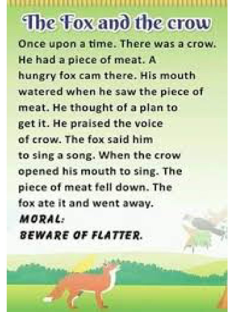 The Fox and The Crow | PDF