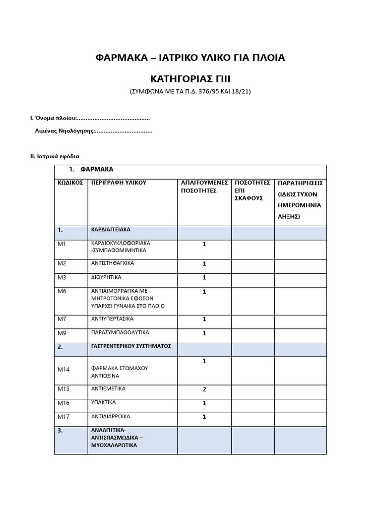 ΠΛΟΙΑ ΤΗΣ ΚΑΤΗΓΟΡΙΑΣ ΓIΙΙ διορθ | PDF