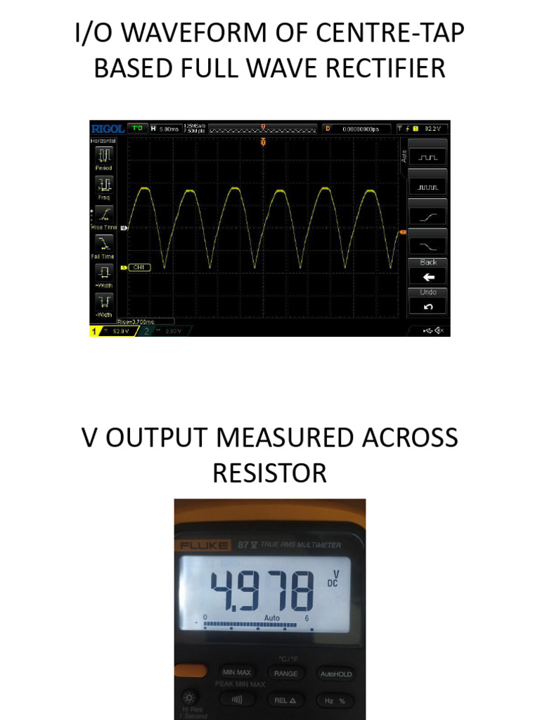 Centre Tap Based Full Wave Rectifier | PDF