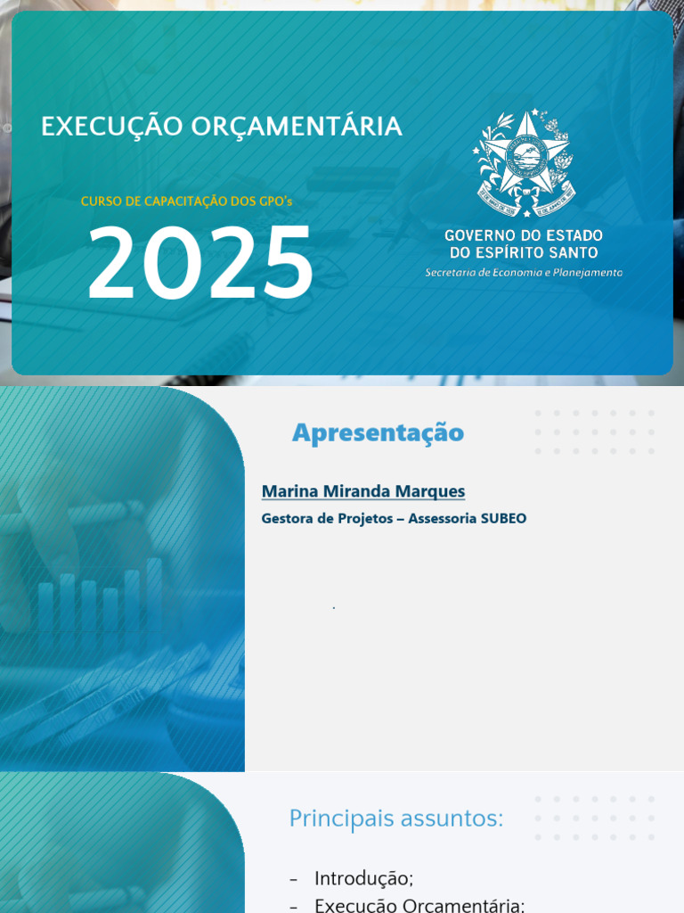 Turma 1 - 2º Dia Tarde - Curso GPO - Março-Abril 2025 | PDF | Orçamento ...