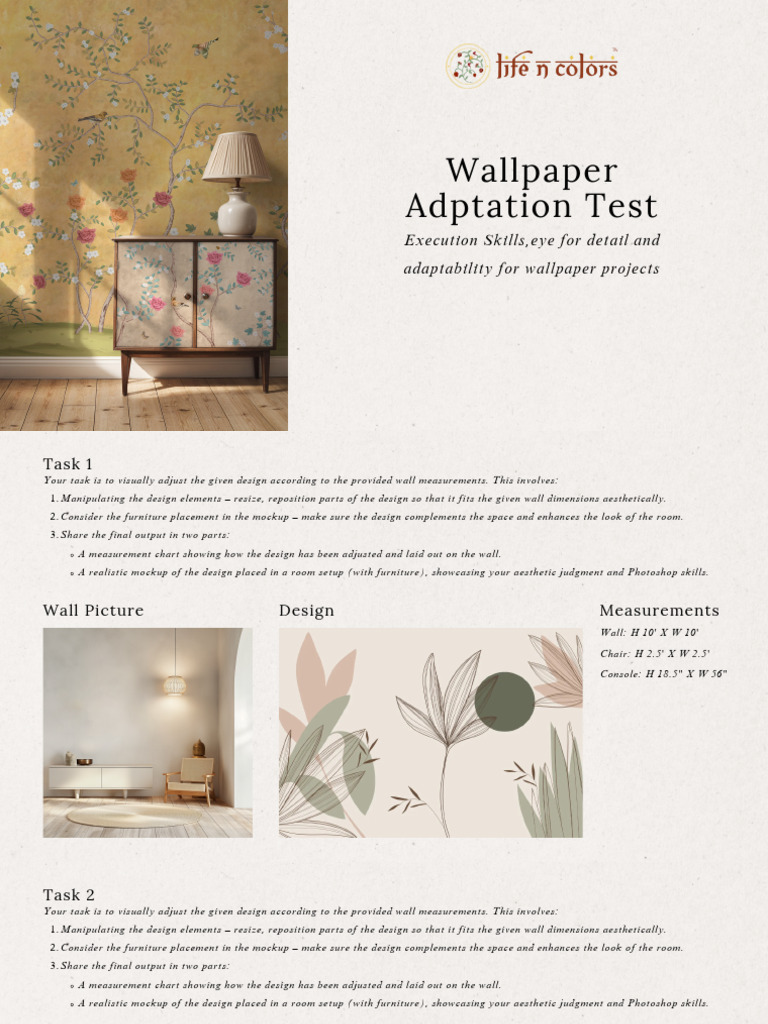 Graphic Designer Test | PDF | Design