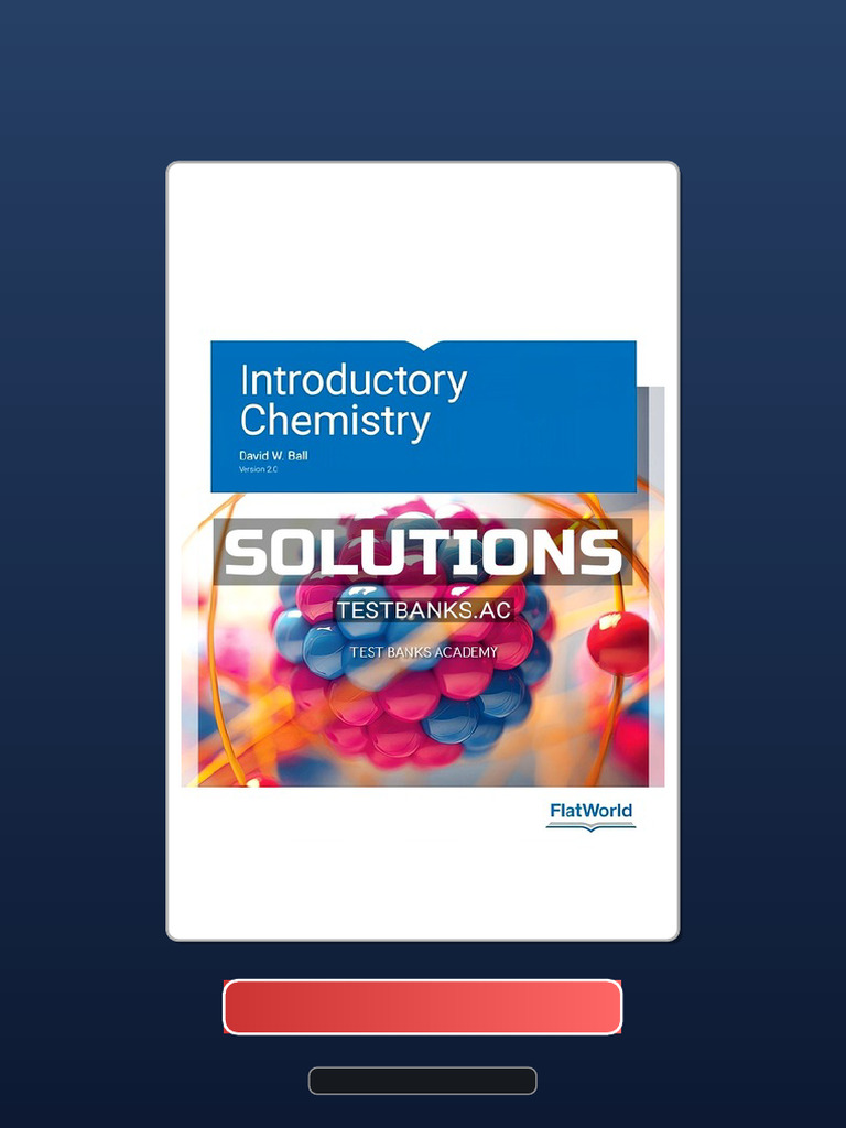 Complete Bundle Solutions Manual For Introductory Chemistry Version 2 0 ...