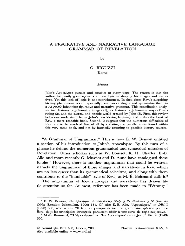 A Figurative and Narrative Language Gram | PDF | The Beast (Revelation ...