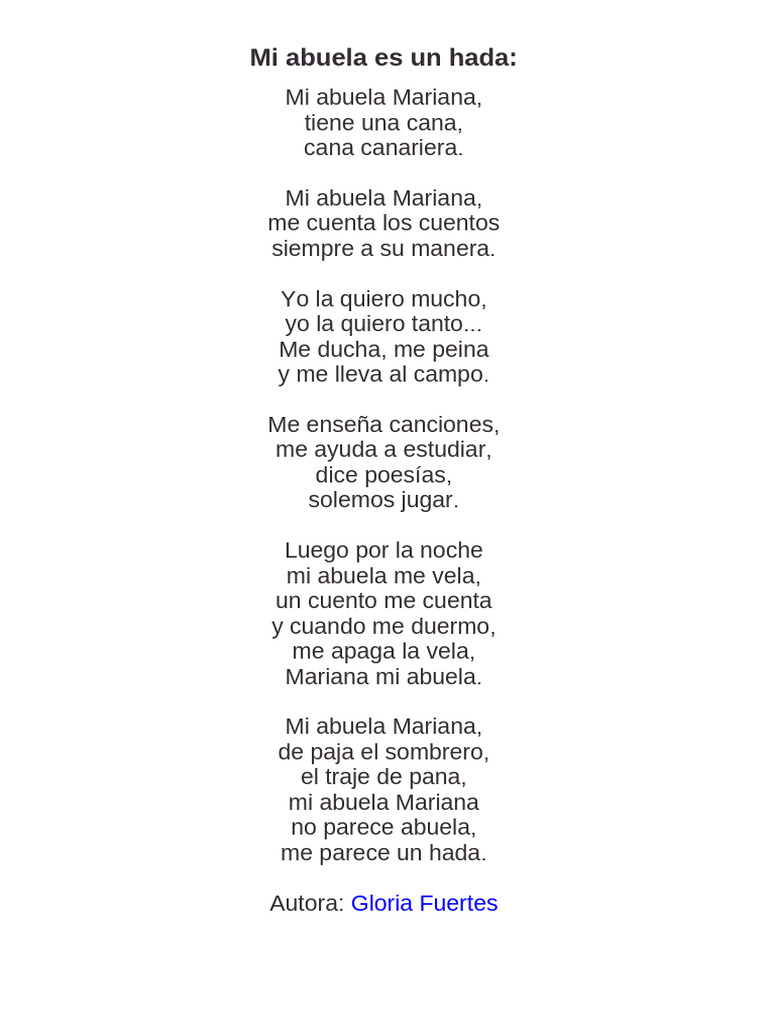 Mi Abuela Es Un Hada | PDF