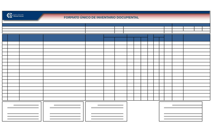 CA-fo-060-V2 Formato Unico de Inventario Documental 25 - Noviembre - 2024 | PDF