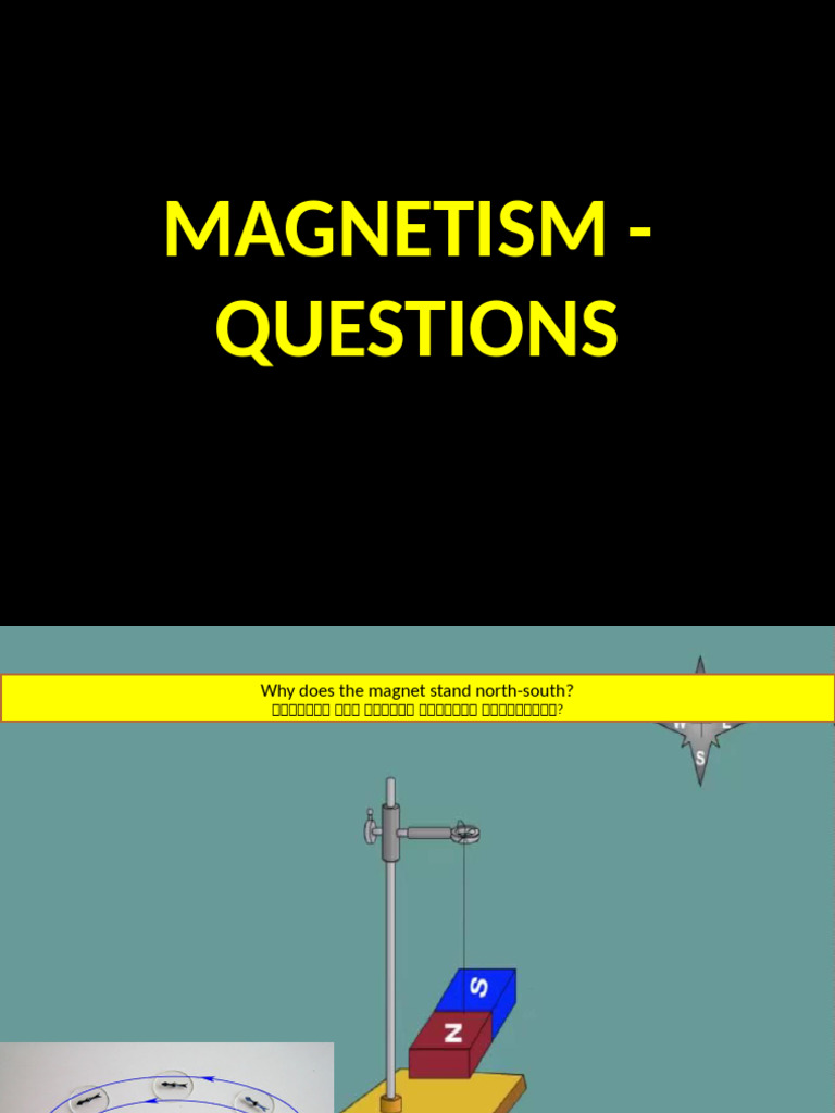 Magnetism - Questions | PDF
