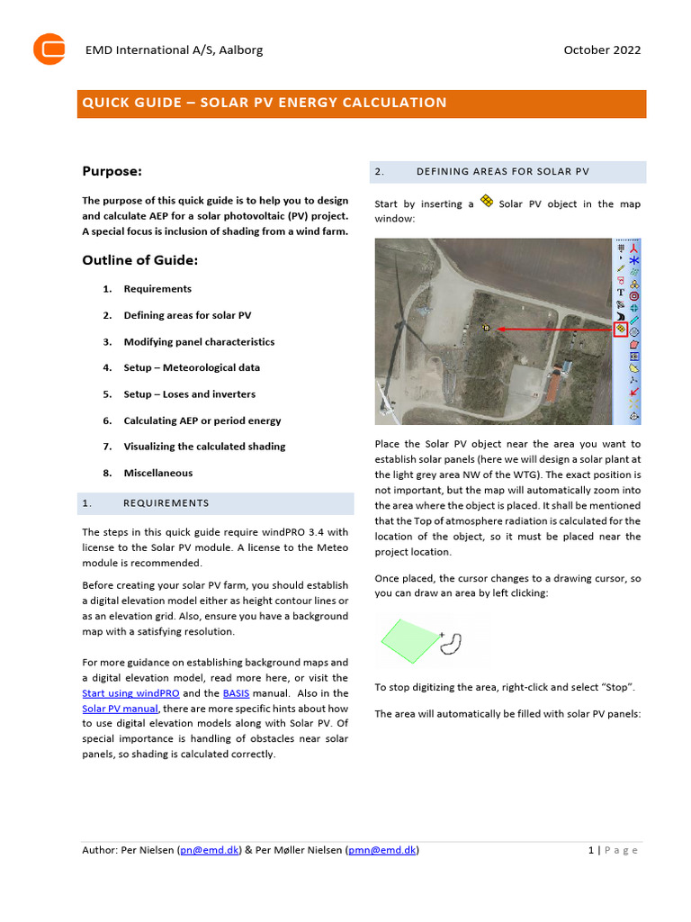QuickGuide Solar PV Energy Calculation | PDF | Photovoltaic System ...