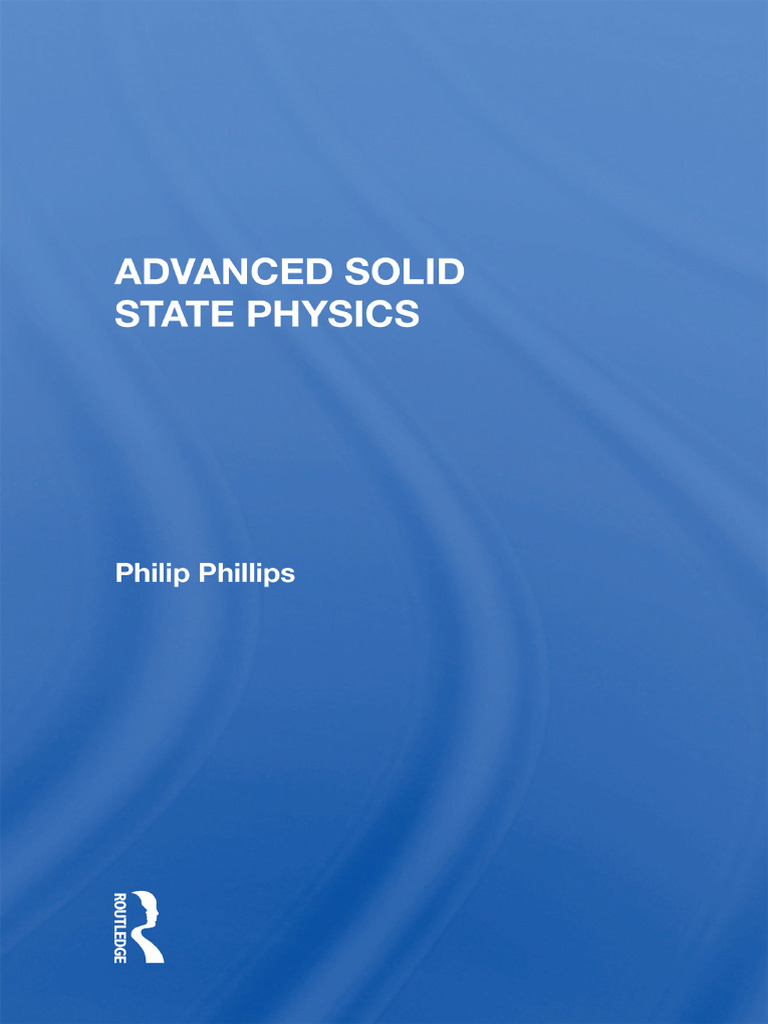 Philip Philips | PDF | Phonon | Electron