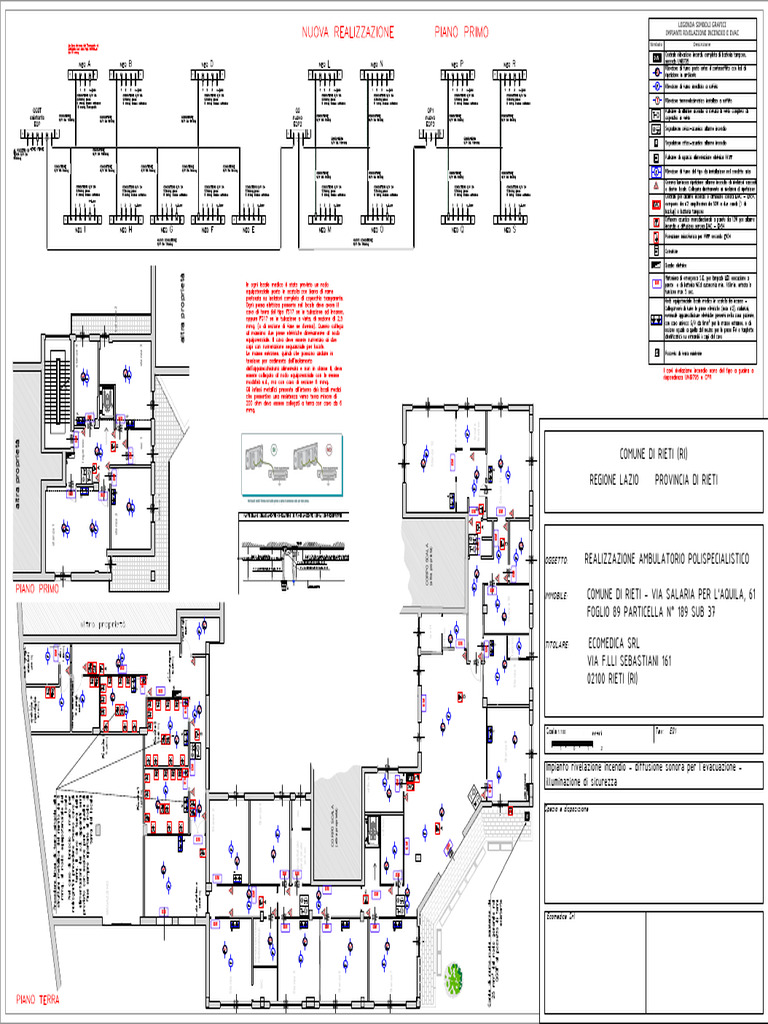Ecomedica Impianto X VVFF Asbuilt 30 Maggio 2022-IE01-VVFF | PDF