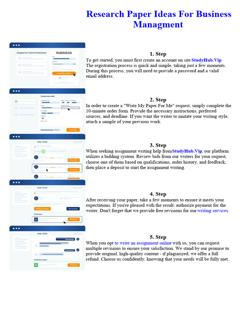 Research Paper Ideas For Business Managment | PDF