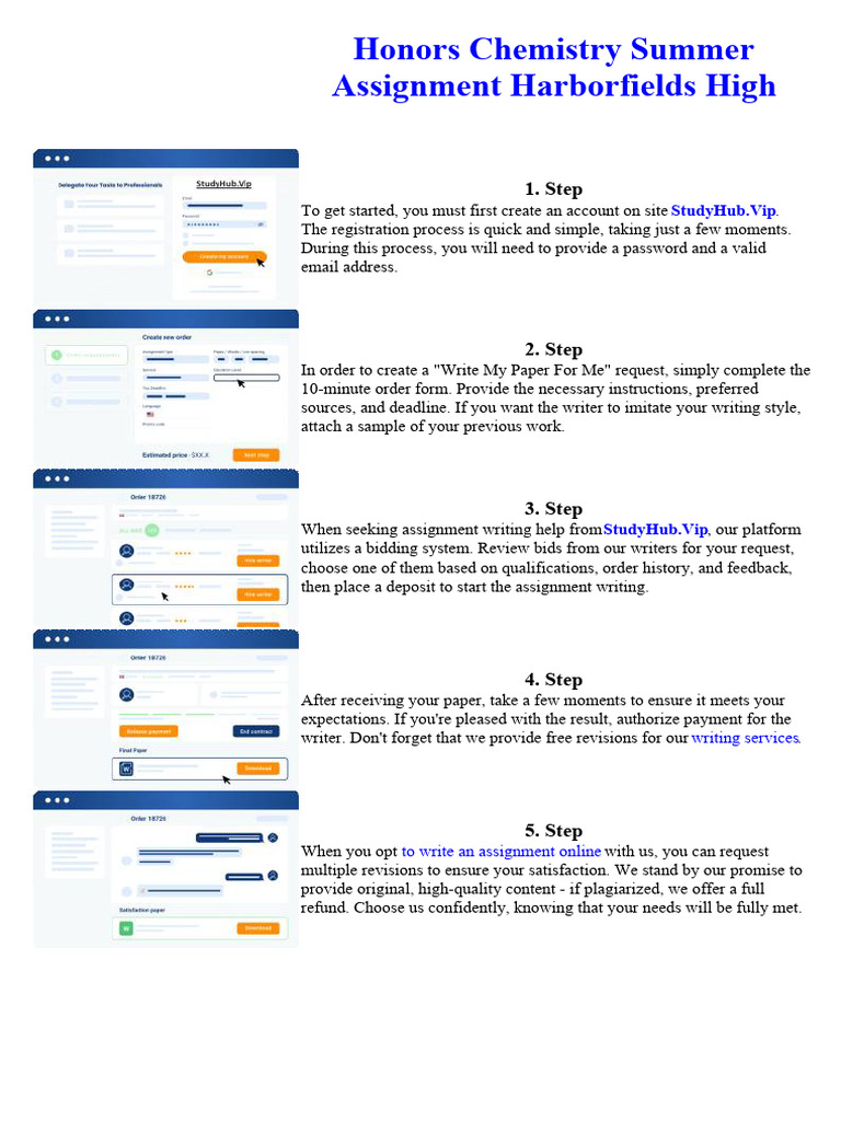 Honors Chemistry Summer Assignment Harborfields High | PDF ...