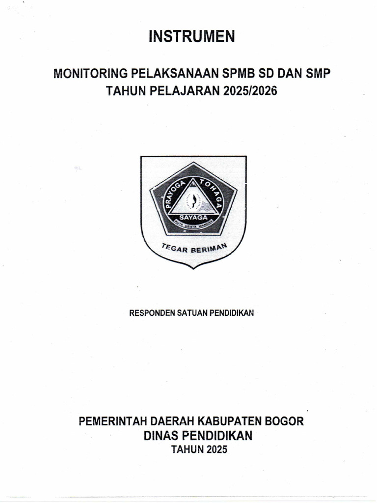 Instrumen Monitoring | PDF