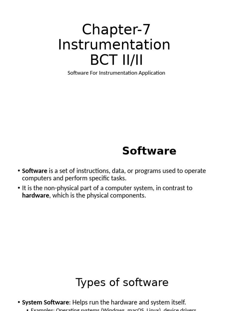 Instrumentation Software | PDF | Software Development Process | Software