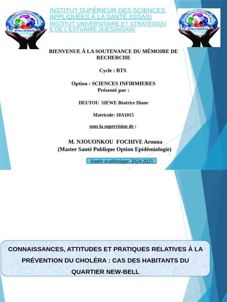 POWER POINT Diane | PDF | Choléra | Santé publique