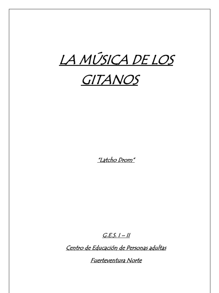 La Música de Los Gitanos | PDF | Pueblo romaní
