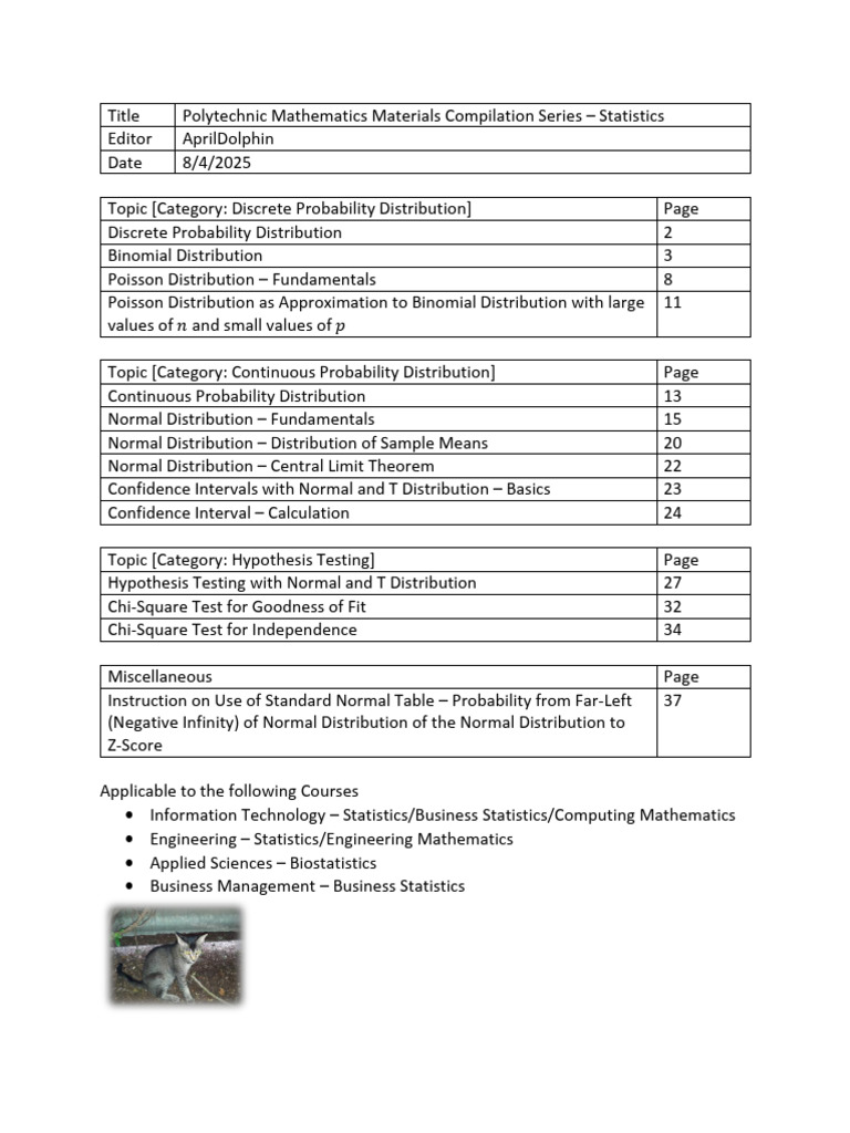 Comprehensive Guide to Statistics | PDF | Probability Distribution ...