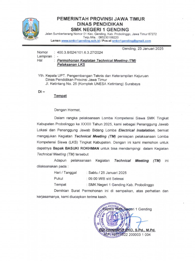 Surat Permohonan TM | PDF