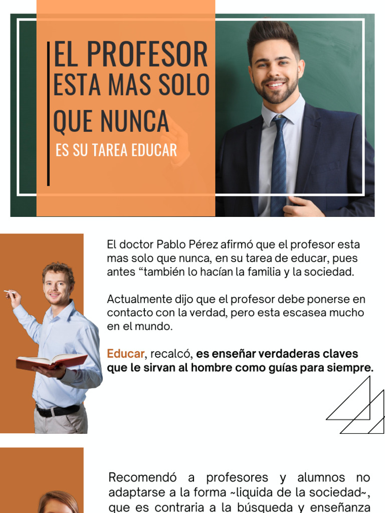 El Profesor Esta Mas Solo Que Nunca | PDF