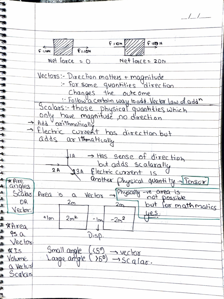 IIT JEE Notes For The Start of Physics Volume 1 | PDF
