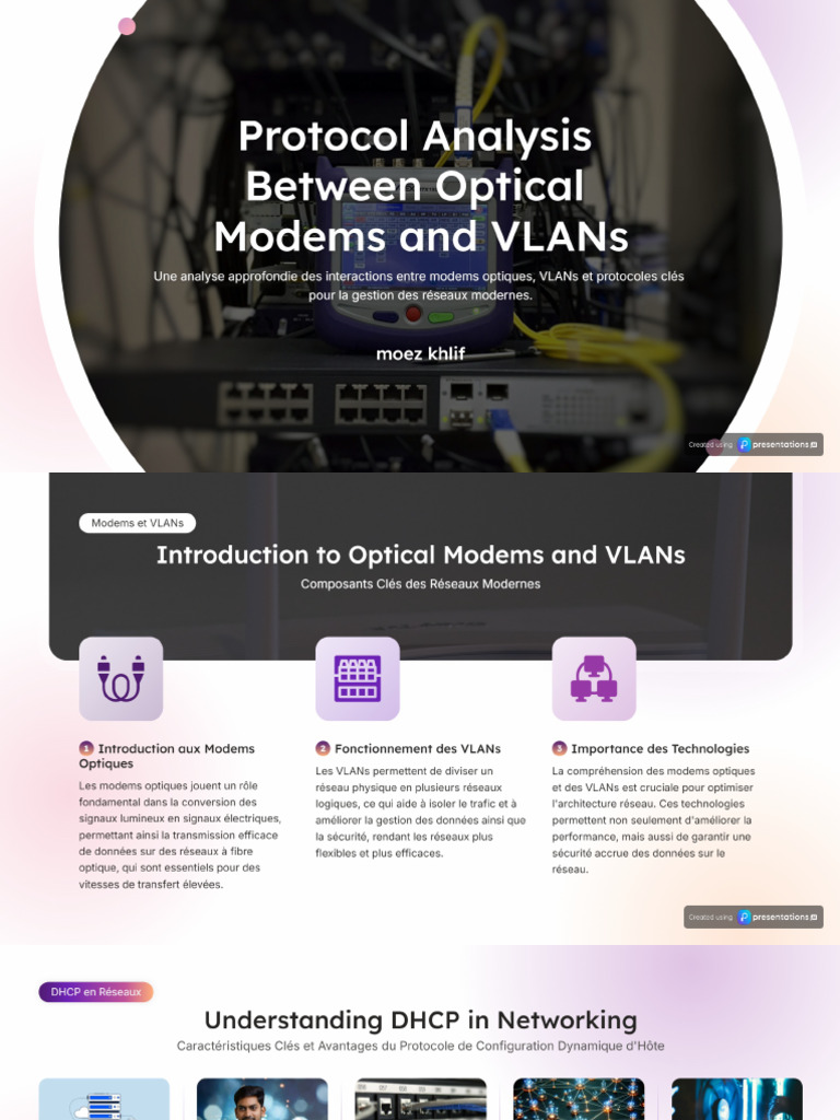 Protocol Analysis Between Optical Modems and VLANs | PDF