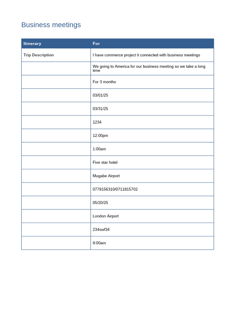 Flight Documents | PDF