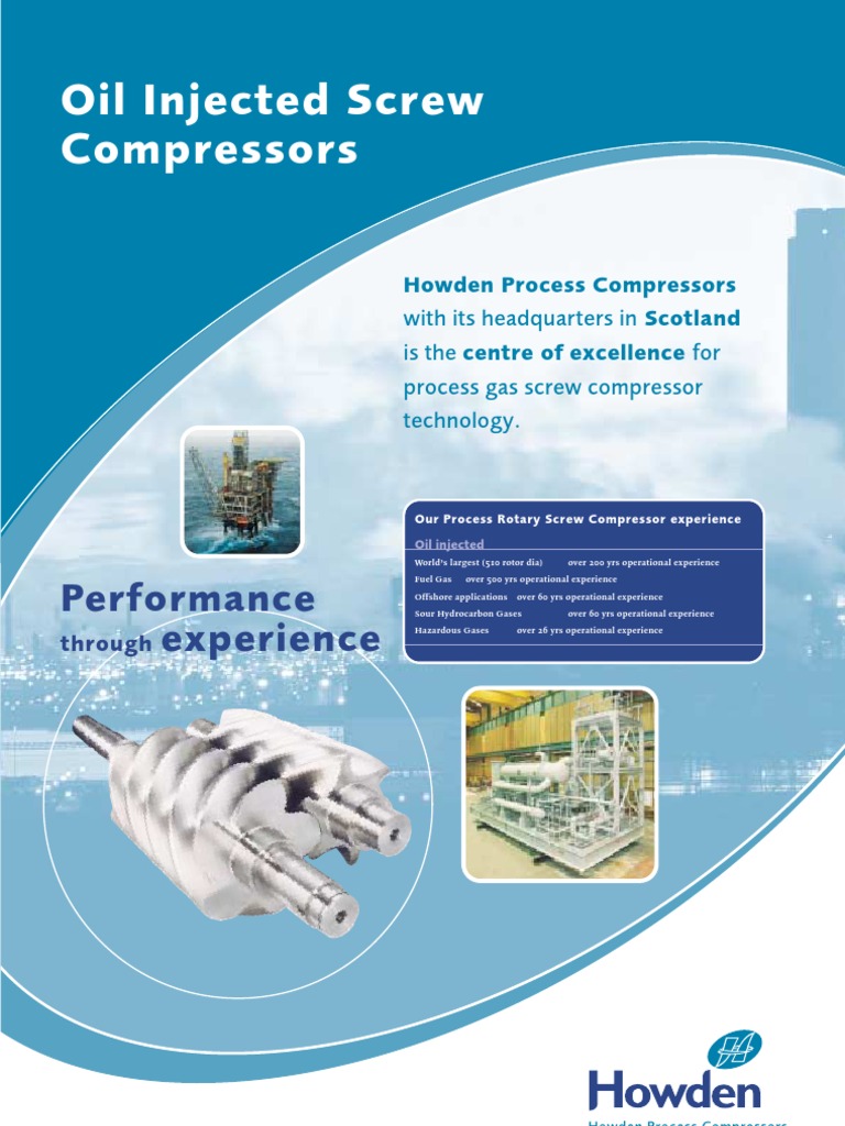 Offshore Oil-Injected Screw Compressors | PDF | Natural Gas ...