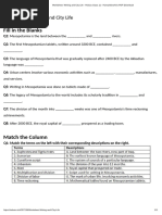 Writing and City Life Class11 Notes | PDF