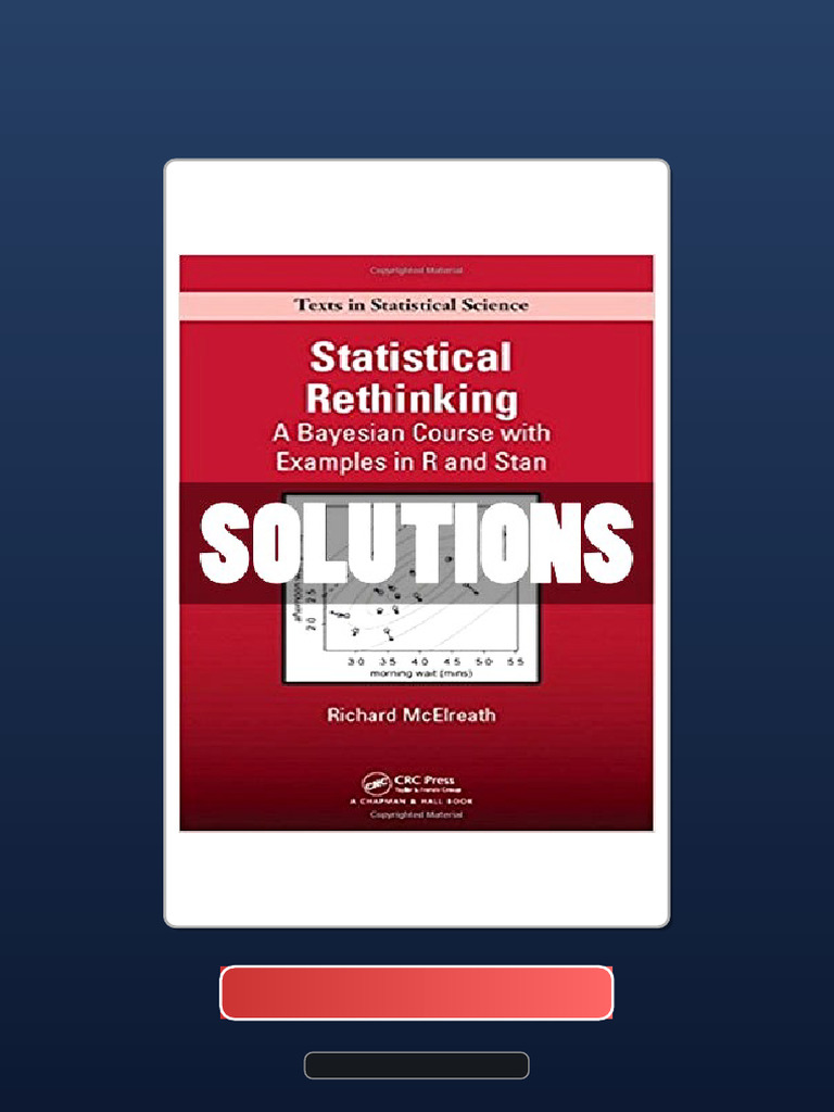 Statistical Rethinking A Bayesian Course With Examples in R and Stan ...