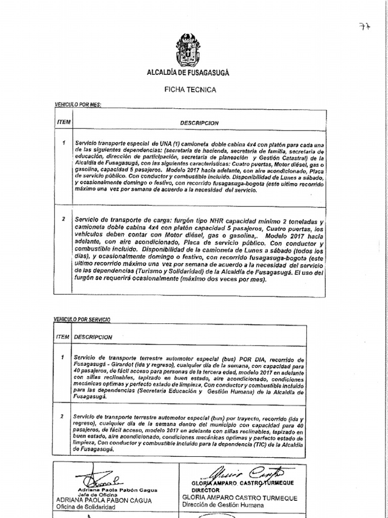 Ficha Tecnica Fusa 22 | PDF