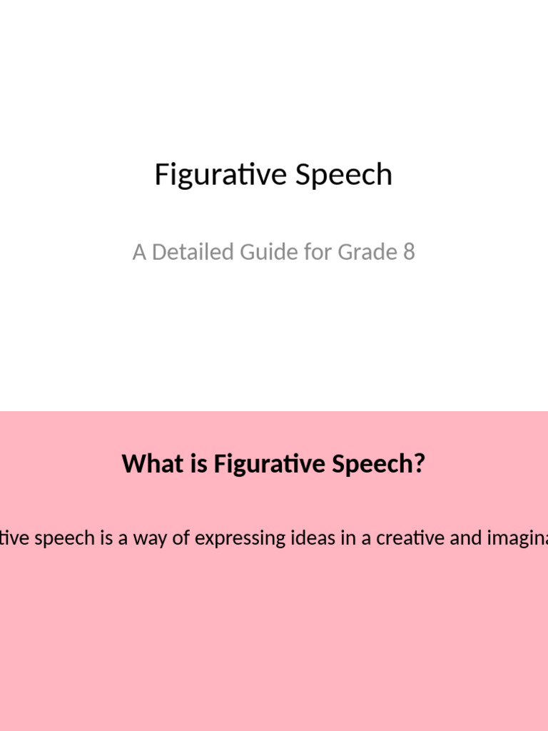 Figurative Speech Enhanced | PDF