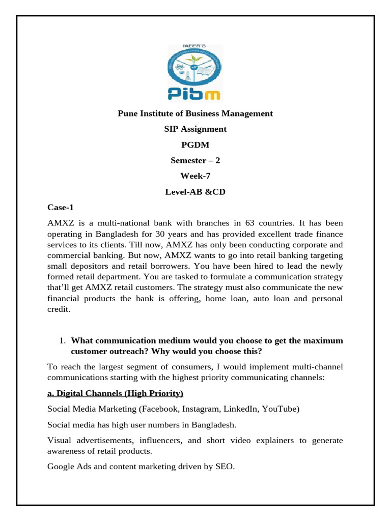 Hritik Singh - Week 7 | PDF | Marketing | Advertising