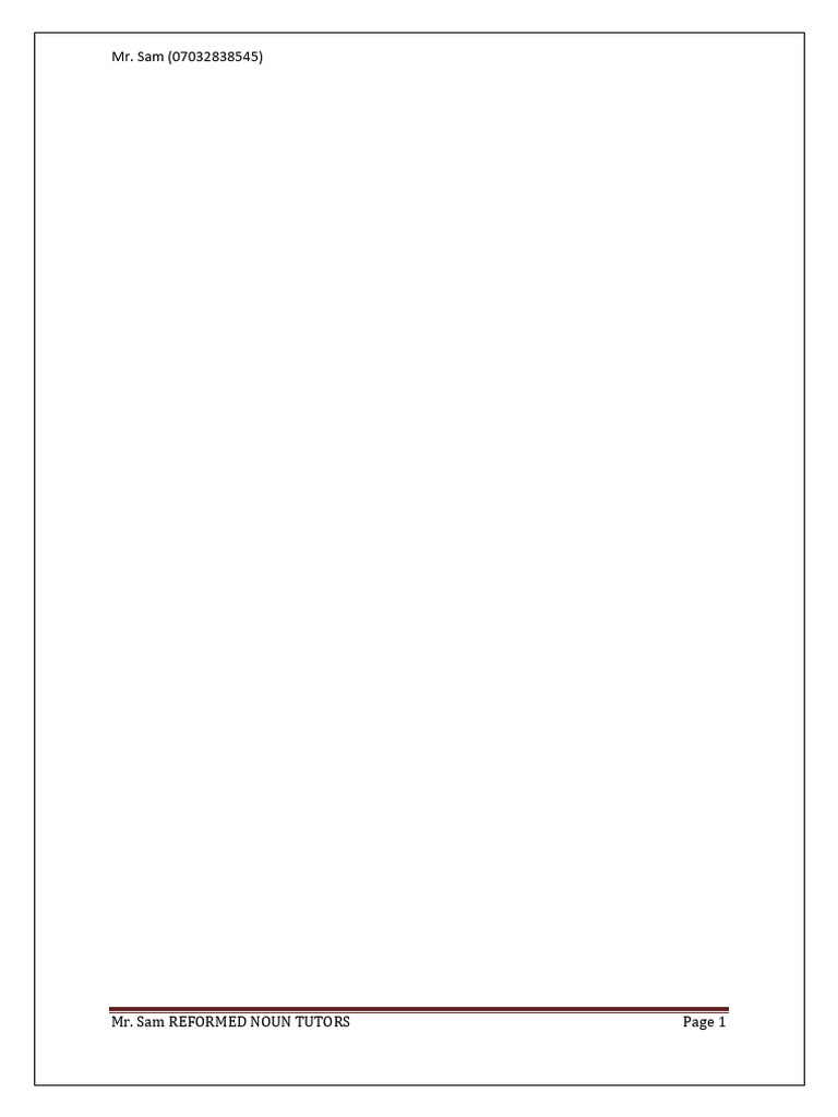 GST 101 Examination Summary | PDF | Reading Comprehension | Word