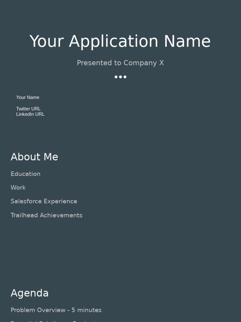 Experience Projects Module Template Slide Deck 2 | PDF