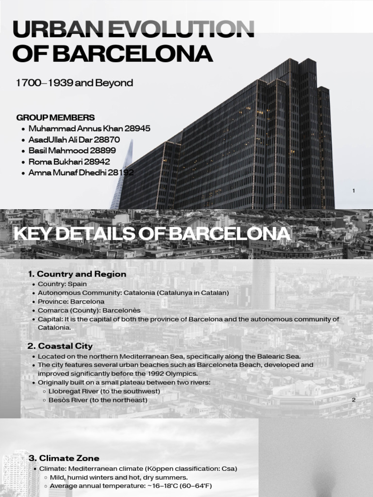 Barcelona's Urban Planning Evolution | PDF | Barcelona | Slum