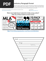 Funnel Introduction Paragraph Guide | PDF | Essays