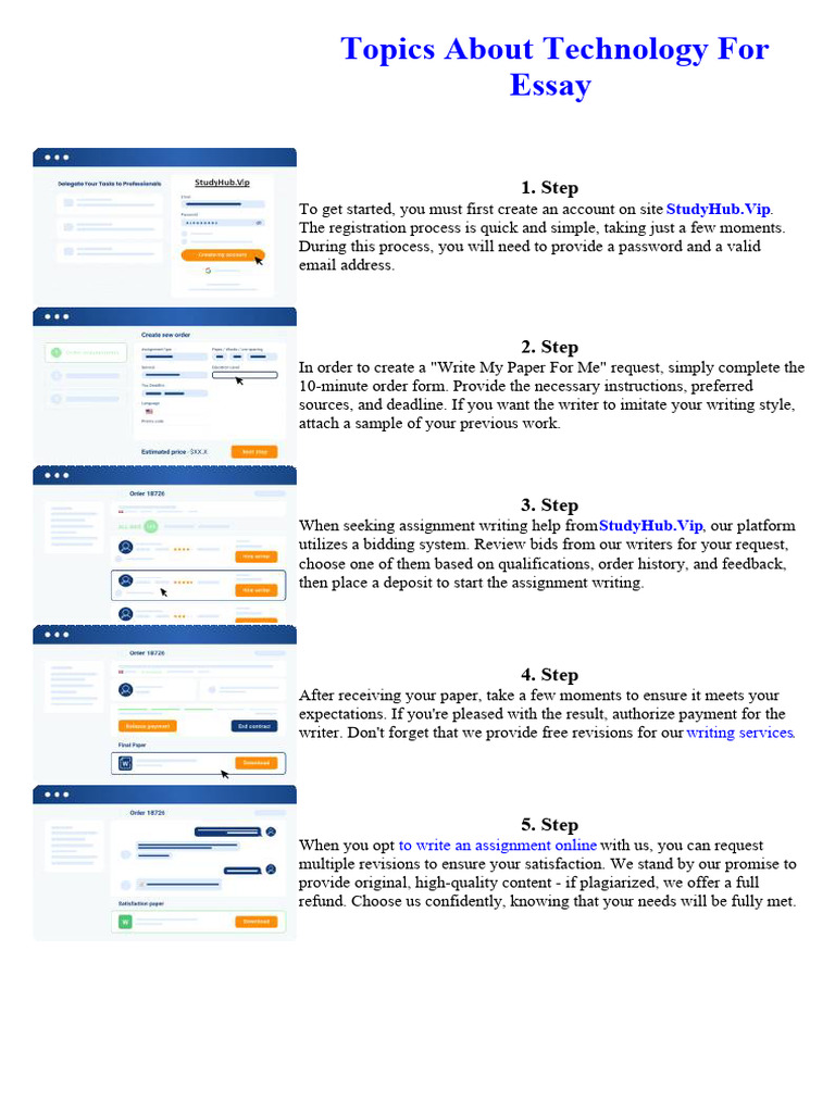 Topics About Technology For Essay | PDF | Piano | Nanotechnology