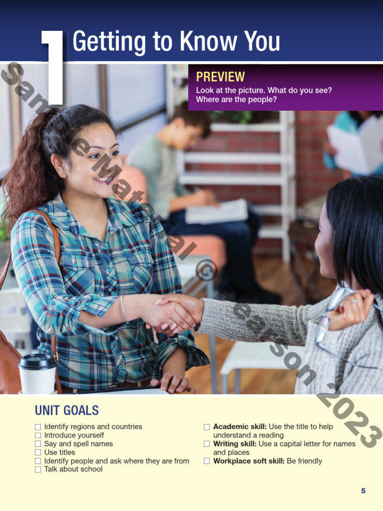 Future 2e L1 U1 - Student Book | PDF | Languages | Foreign Language Studies