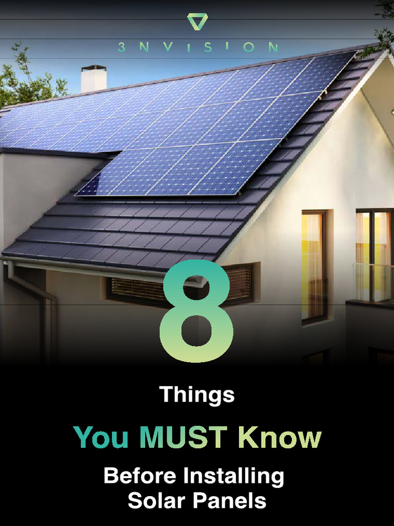 Solar Power Check List.3NVISION Report Compressed | PDF | Solar Cell ...