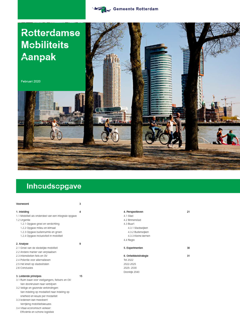 Rotterdamse-Mobiliteitsaanpak (RMA) (2) - Compressed | PDF