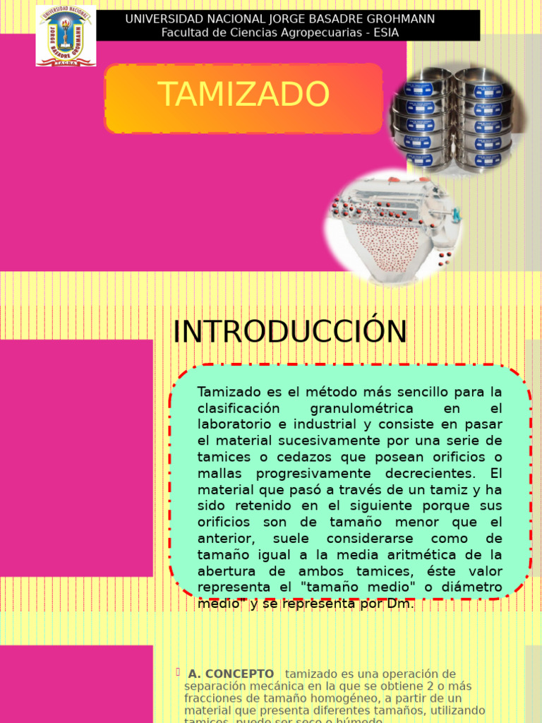 Tamizado: Método y Aplicaciones en Laboratorio | PDF