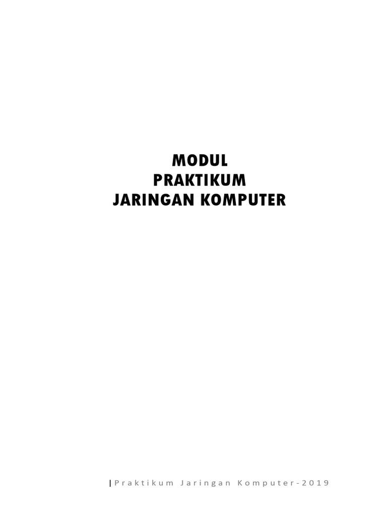 MODUL Praktikum-Jarkom OK | PDF