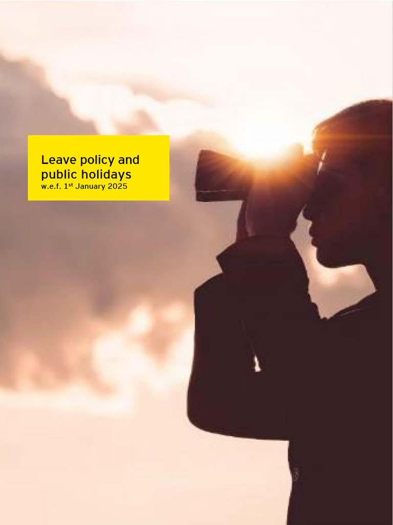 Leave Policy and Public Holidays Effective 1st January 2025 | PDF ...