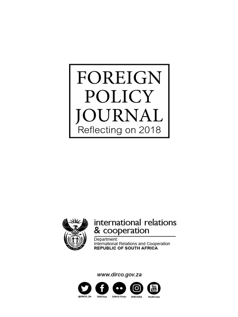 Foreign Policy Journal December 2018 | PDF | Africa | Nelson Mandela
