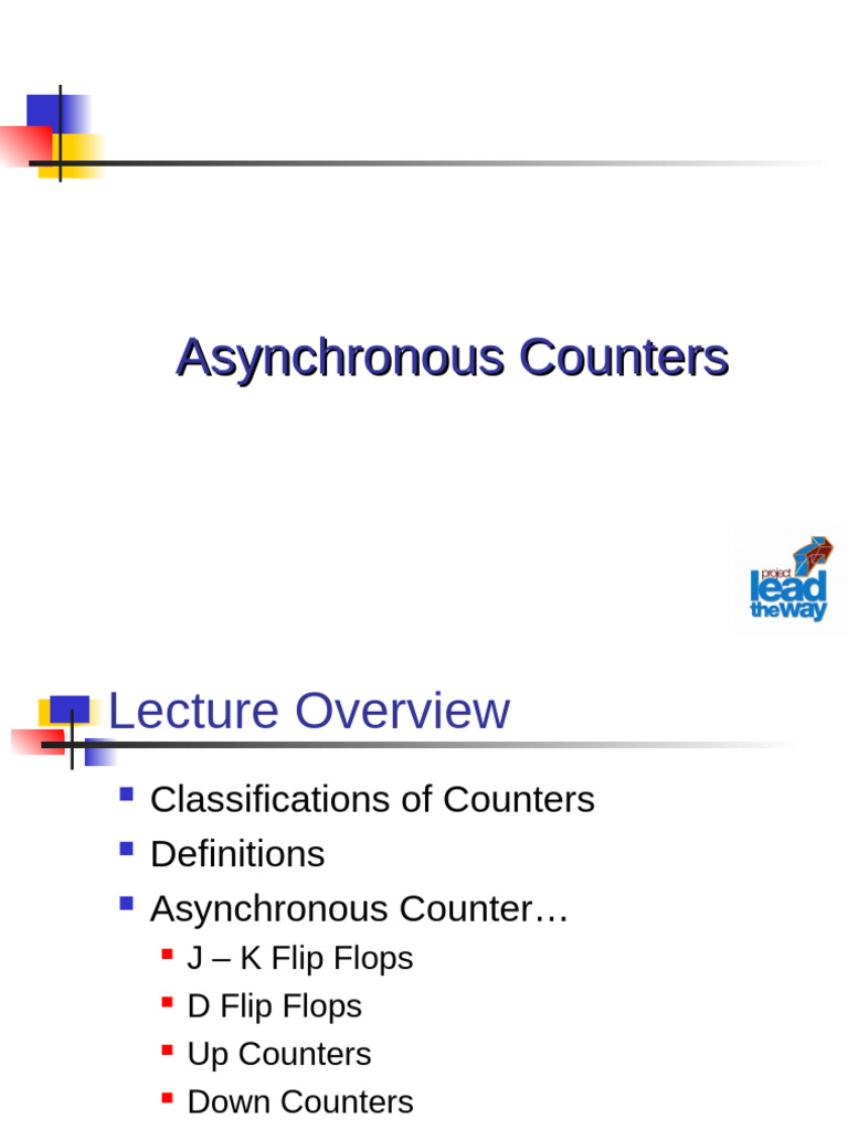 Lesson 8 2 - Asynchronous Counters1 | PDF | Electrical Engineering | Electronics