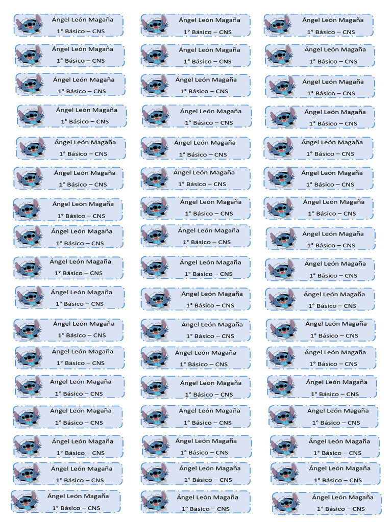 Stich Sticker | PDF