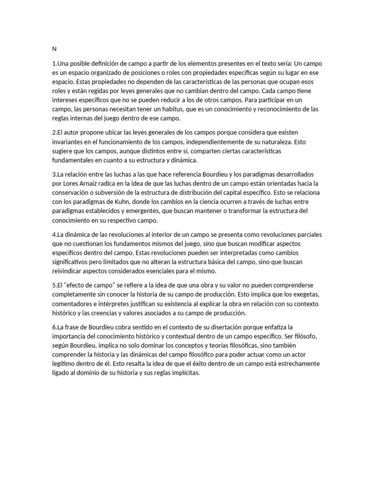 Algunas Propiedades de Los Campos - Pierre Bourdieu | PDF | Paradigma ...