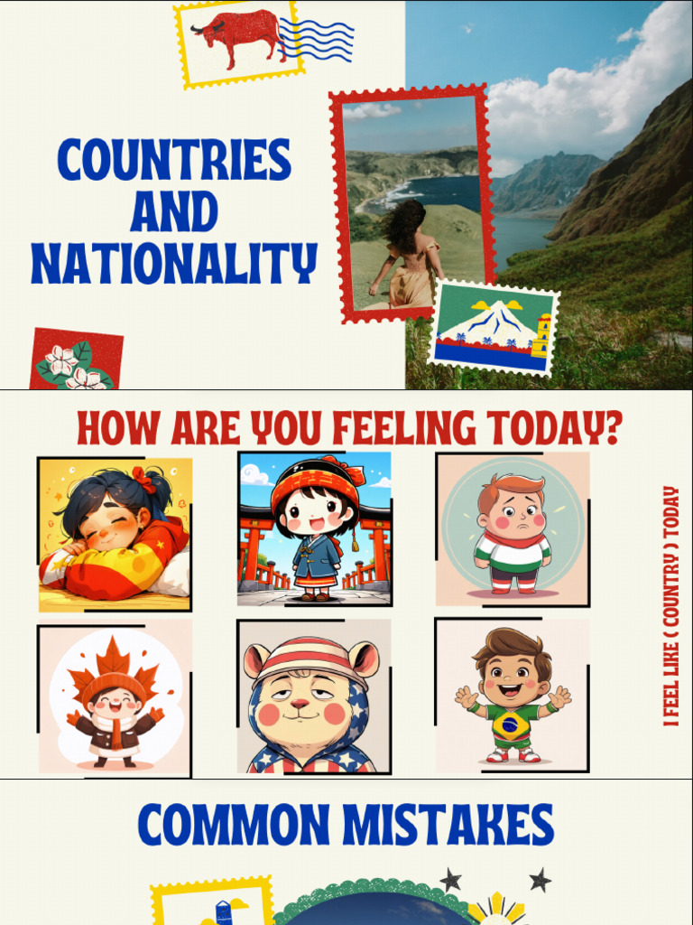 Countries and Nationality (Practice Lesson 2) | PDF